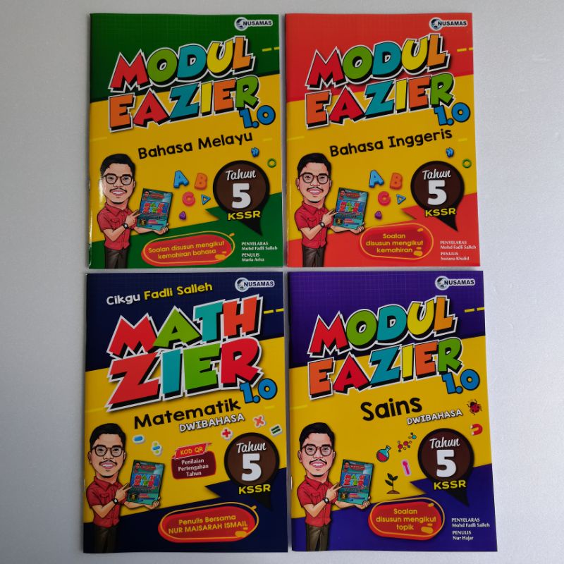 [2022] Cikgu Fadli Salleh MATHZIER 1.0 dan Modul EAZIER 1.0 Tahun 5 KSSR | Shopee Malaysia