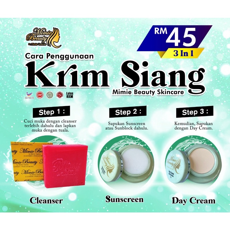 mimie beauty set siang | Shopee Malaysia