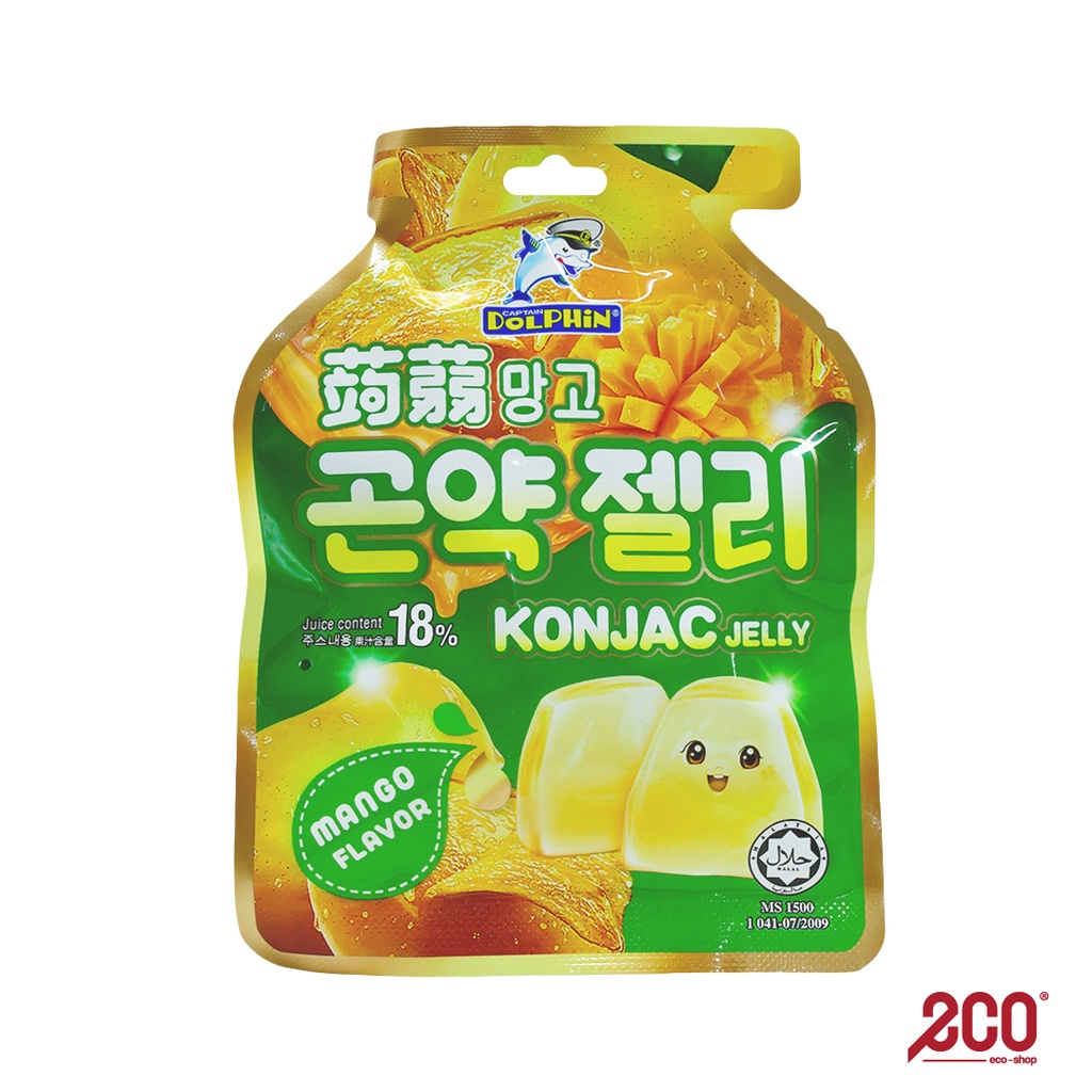 Captain Dolphin Konjac Jelly Mango Flavour 20g (6pcs/pack) - | Shopee Malaysia