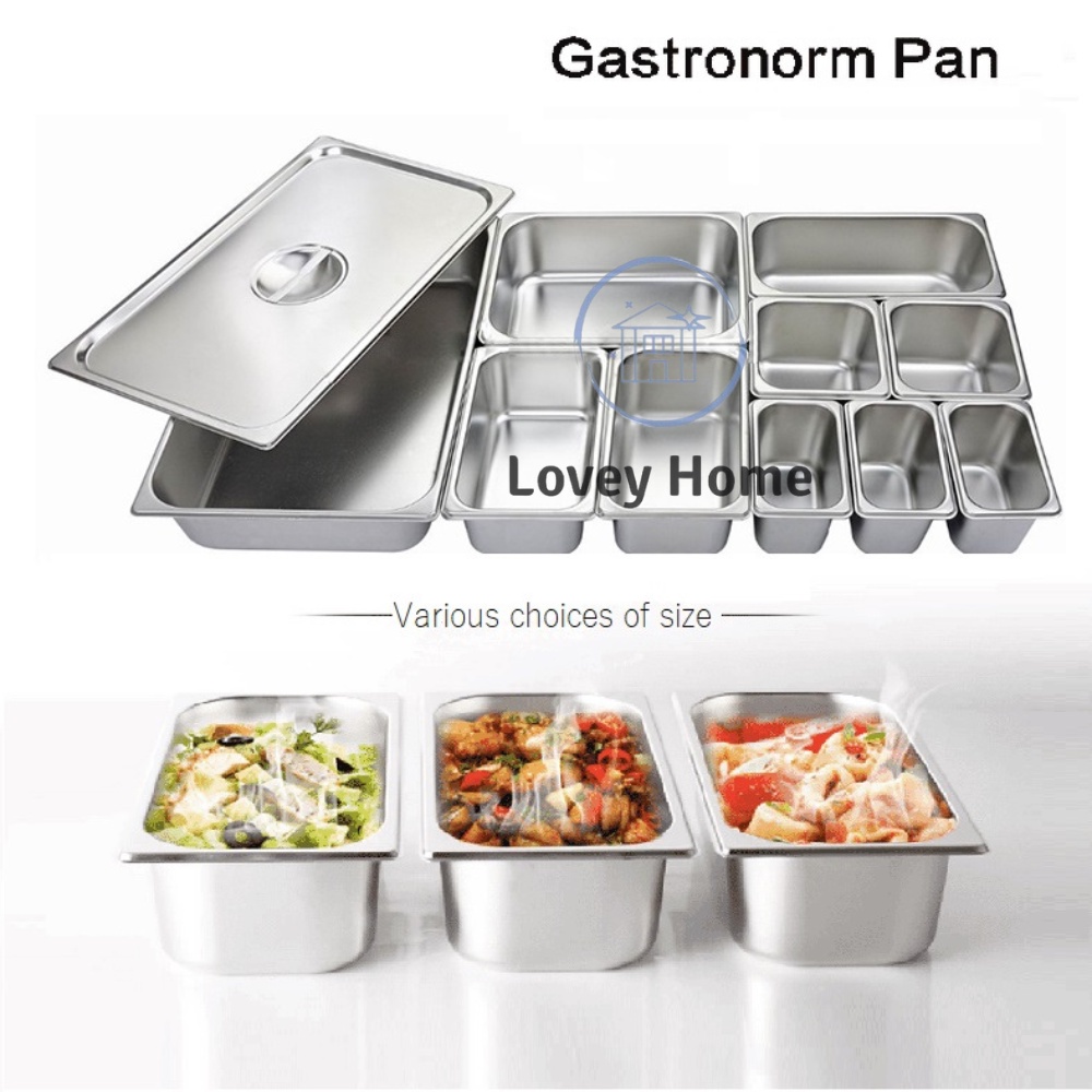 Stainless Steel GN Pan Gastronorm Food Tray Buffet Chafing Dish ...