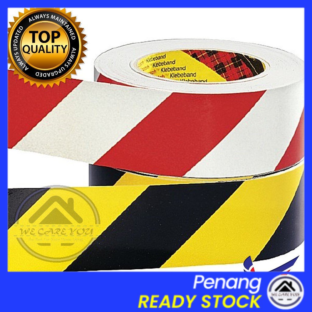 Wecareyou20 PVC Floor Marking Tape 48MMx160YARD Caution Tape Safety ...