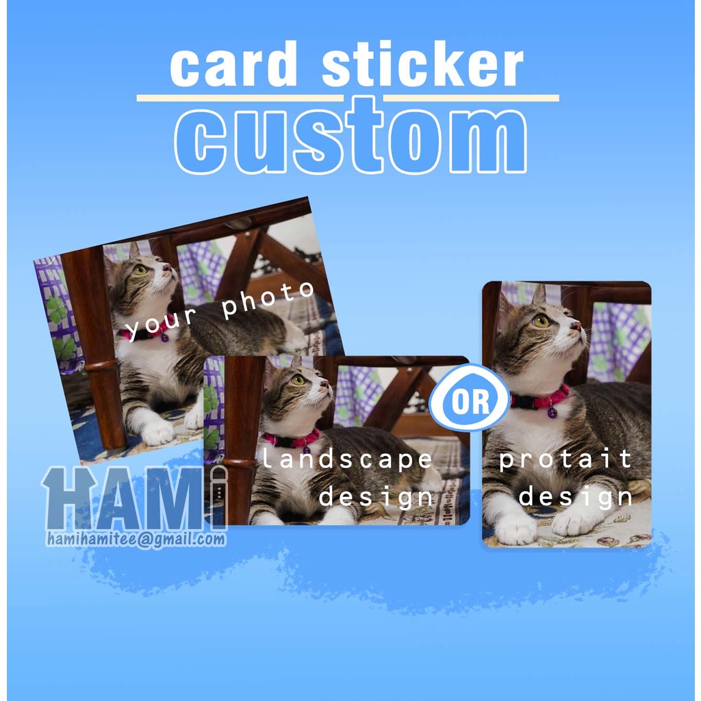 CUSTOM PHOTO - CUSTOM TOUCH N GO CARD STICKER - CUSTOM ATM CARD STICKER ...