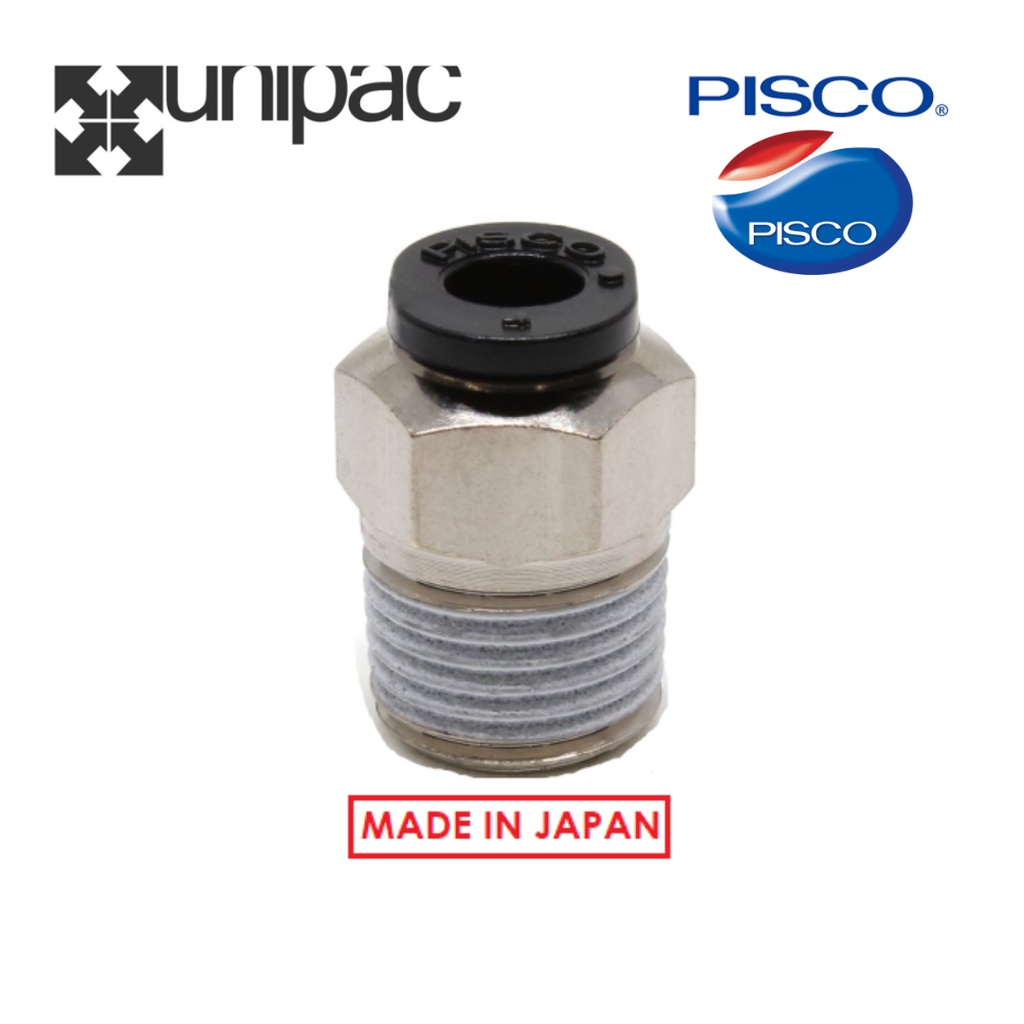 Pneumatic Fitting Mini Type Pisco Push Fit Hose Tube Connector PC Male Thread M3M M5M M6M 01M ...