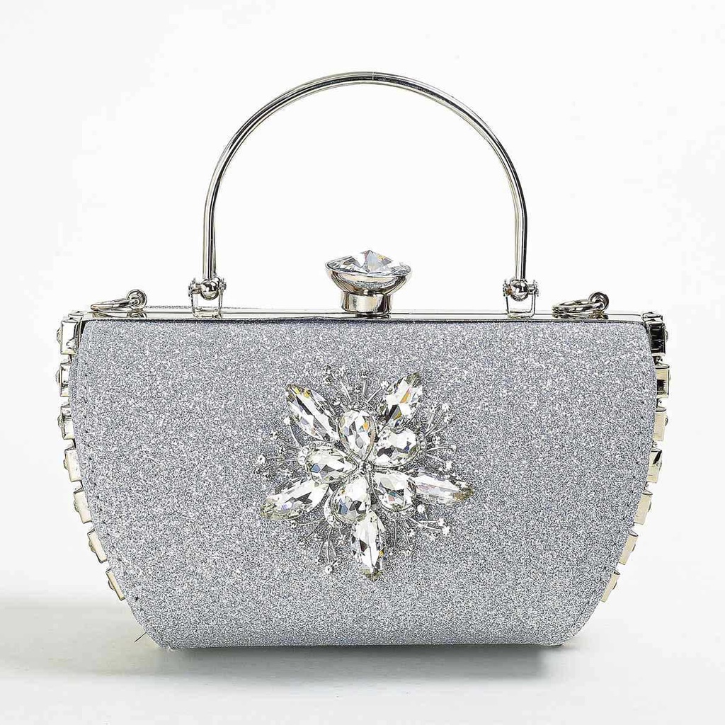 Ladies Bag Diamond Flower Dinner Vintage Handbag | Shopee Malaysia
