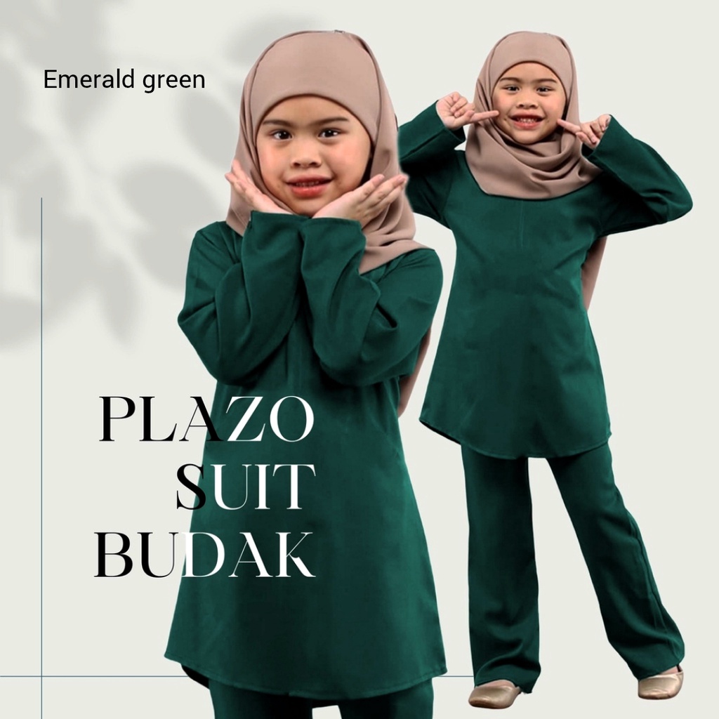 Plazo Suit Kids Baju seluar Muslimah Kids SET WARDA 2022 Plazo Suits ...