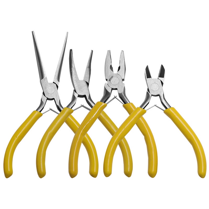 Upgraded Mini Bent Long Nose Pliers Diagonal Needle Nose Pliers Craft ...
