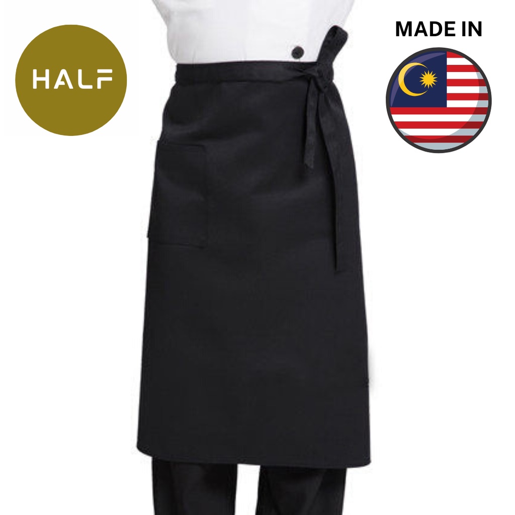 READY STOCK// HALF Apron Separuh Kitchen Chef Uniform// LOCAL SELLER ...