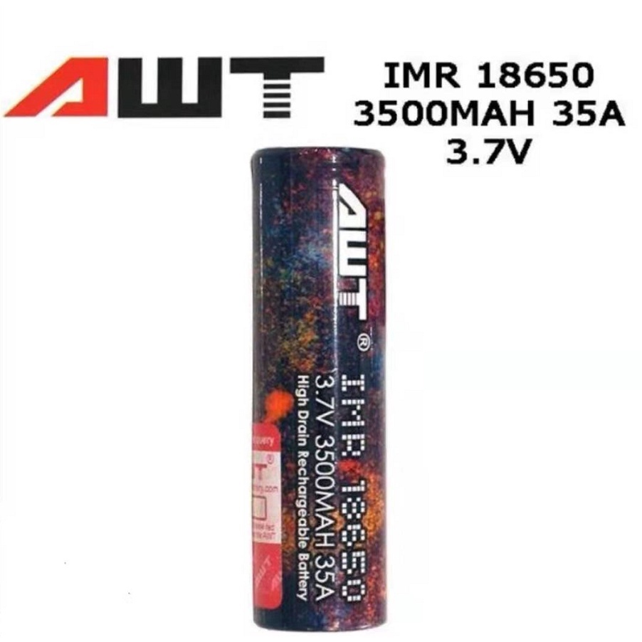 AWT 18650 3500mAh 35A Rainbow battery for Li-ion battery | Shopee Malaysia