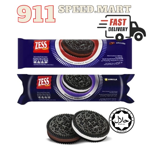 [911] Zess Sandwich Cookies 127.4gm (Choco/Hazelnuts) | Shopee Malaysia