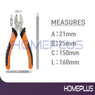 Homeplus 6inch Combination Diagonal Cutting Plier Playar Gabung Mulut ...