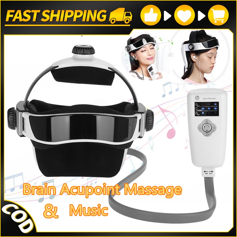 New Electric Heating Infrared Head Massager Helmet Air Pressure ...