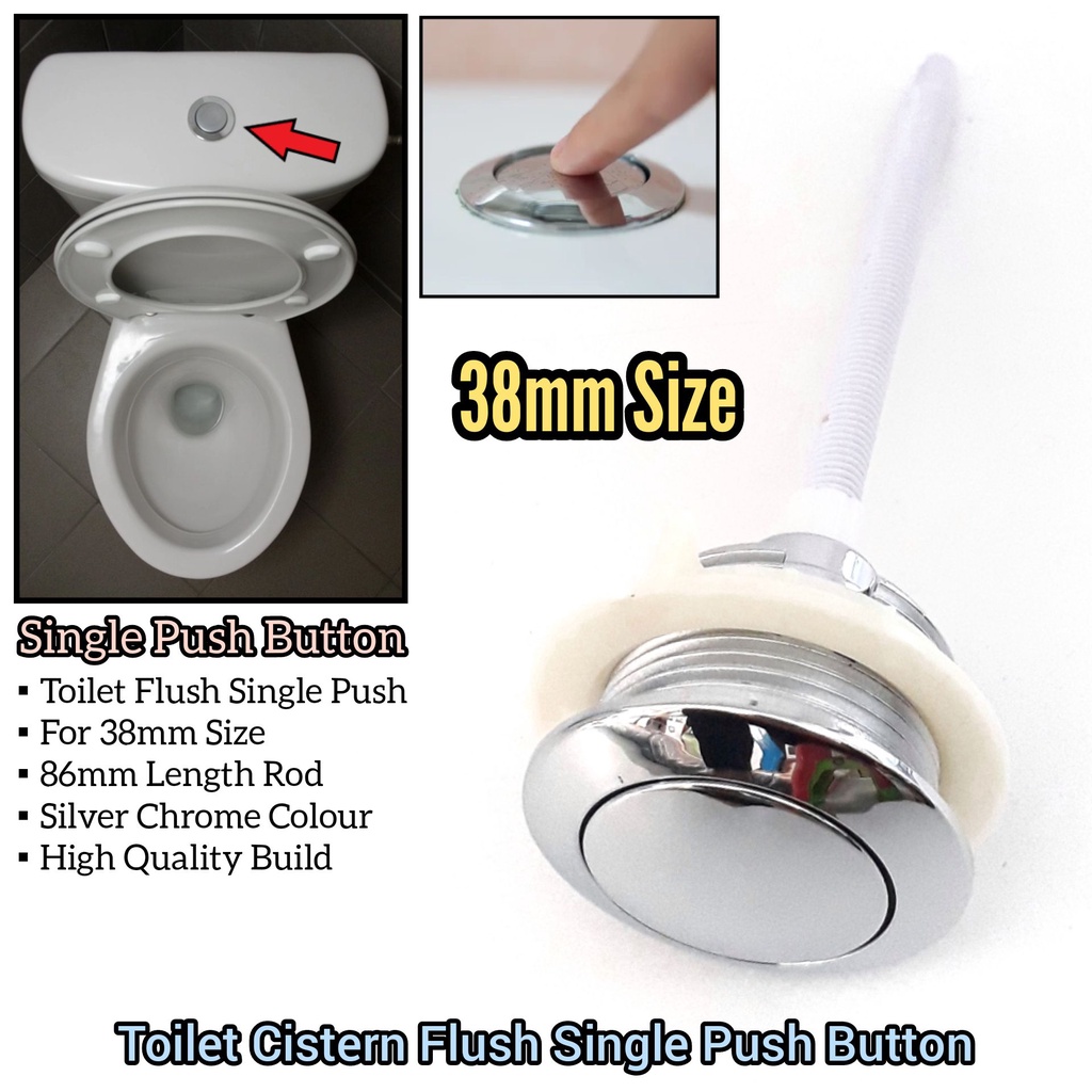 38mm Size Toilet Cistern Toilet Flush Tank Single Push Button Only For ... 38mm Size Toilet Cistern Toilet Flush Tank Single Push Button Only For ...