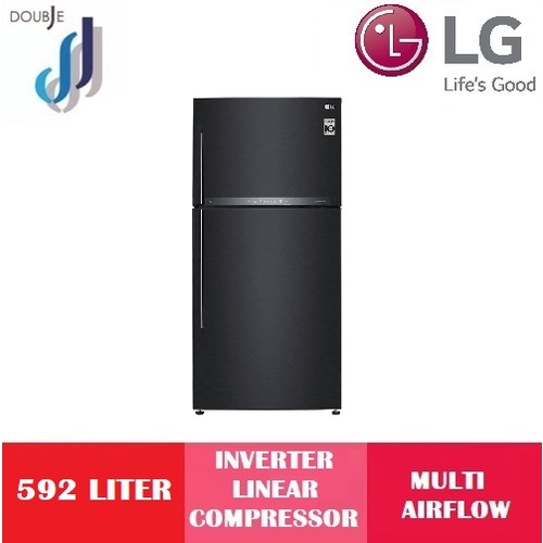 LG 592L Fridge GR-H802HQHM Top Freezer with DoorCooling+ & Fresh 0 Zone Inverter Refrigerator ...