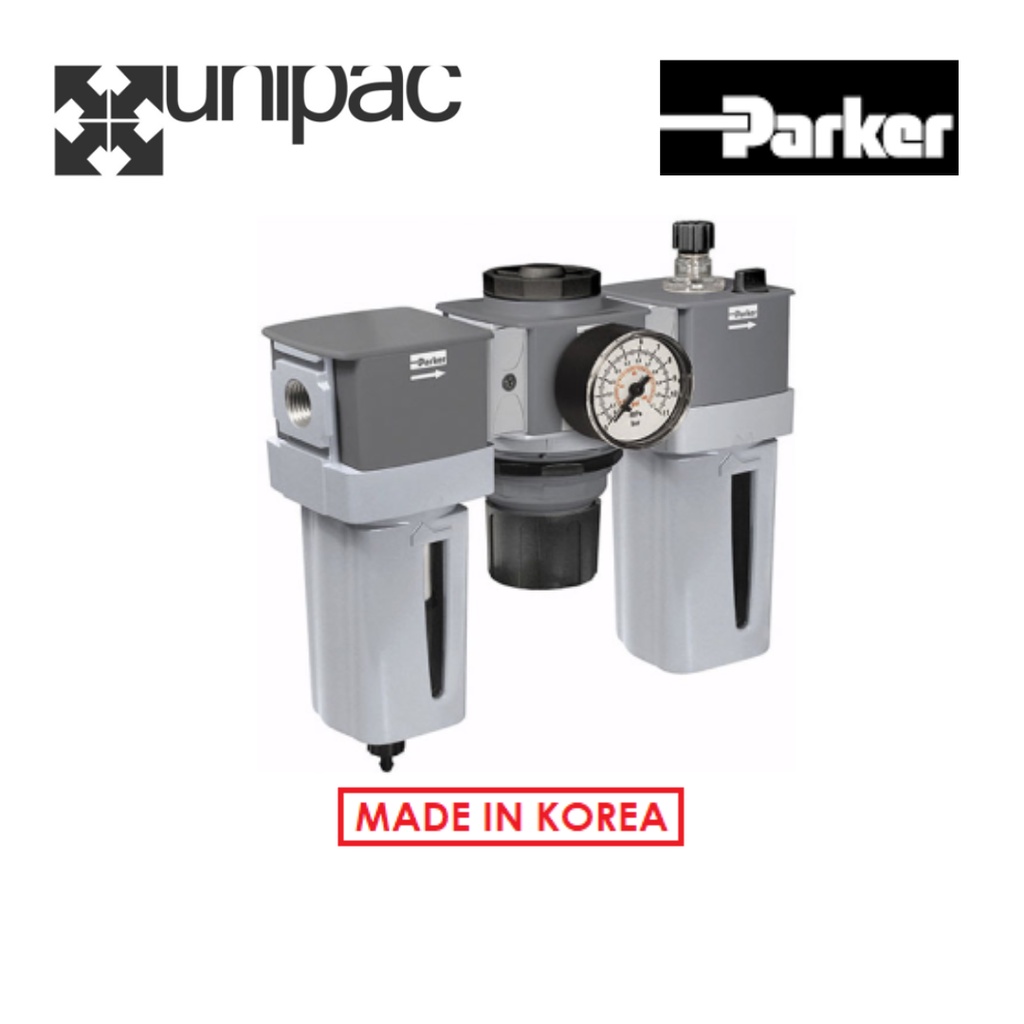 Pneumatic 3 Combination FRL Parker Global P33CB Thread 1/2" 3/4" BSPT ...