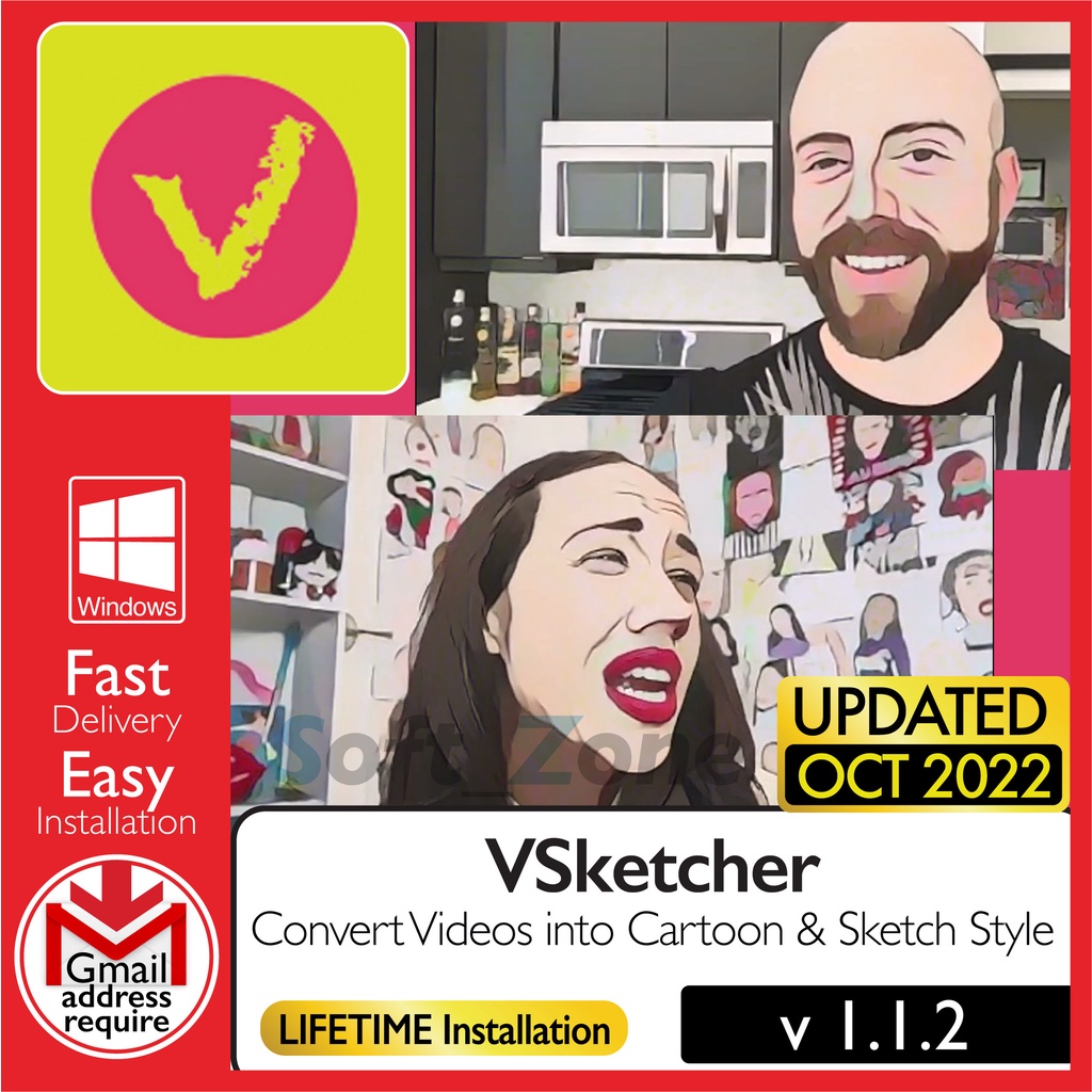 VSketcher 1.1.2 - Convert Videos into Cartoon & Sketch Style [WINDOWS ...