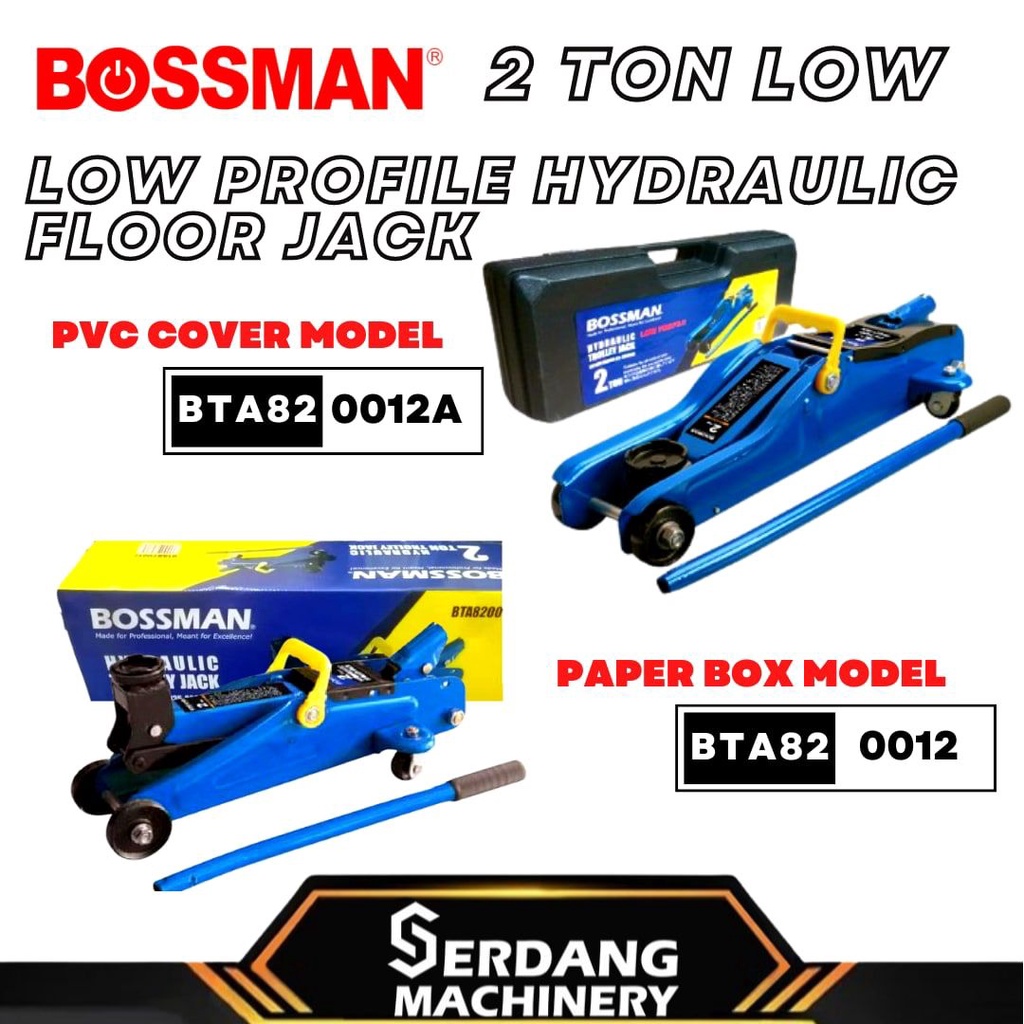 **READY STOCK** BOSSMAN 2 TON HYDRAULIC LOW PROFILE FLOOR JACK ...