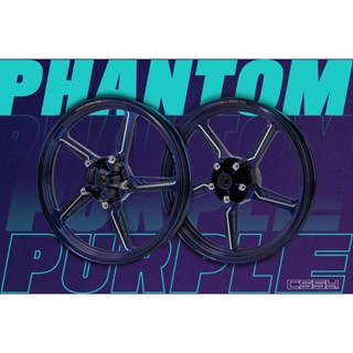 TAKASAGO EXCEL WHEELS RIM SET (CS5Y-XV) Y15ZR (PURPLE) (FR 1.60X17")(RR ...