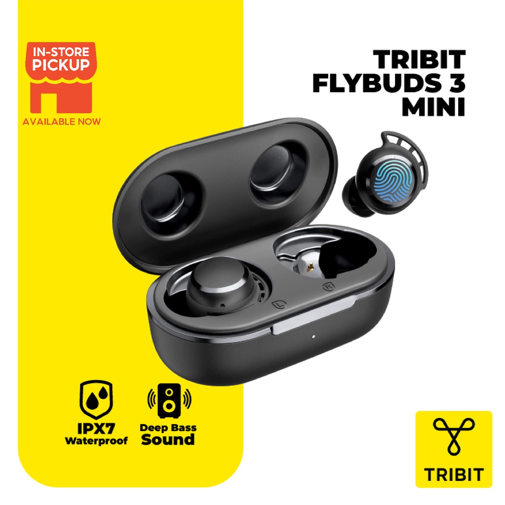 Tribit FlyBuds 3 Mini Wireless Earbuds IPX7 Waterproof Bluetooth 5.0 ...