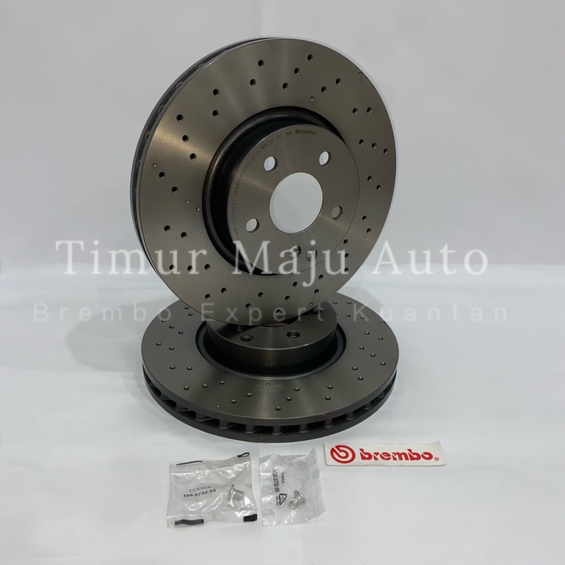 Mercedes Benz W212 C207 A207 E250 E300 E350 CGI AMG SLK250 SLC200 SLC300 R172 Front Brembo Sport ...
