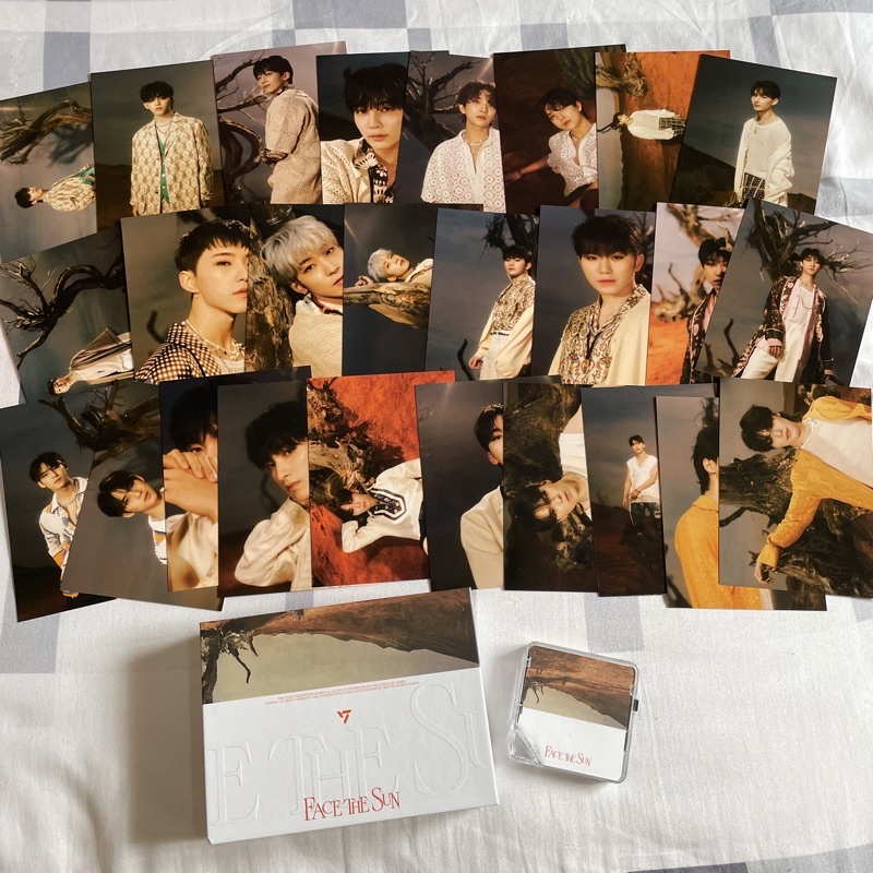 SEVENTEEN FACE THE SUN KIT POSTCARD SET KIHNO SCOUPS JEONGHAN JOSHUA ...
