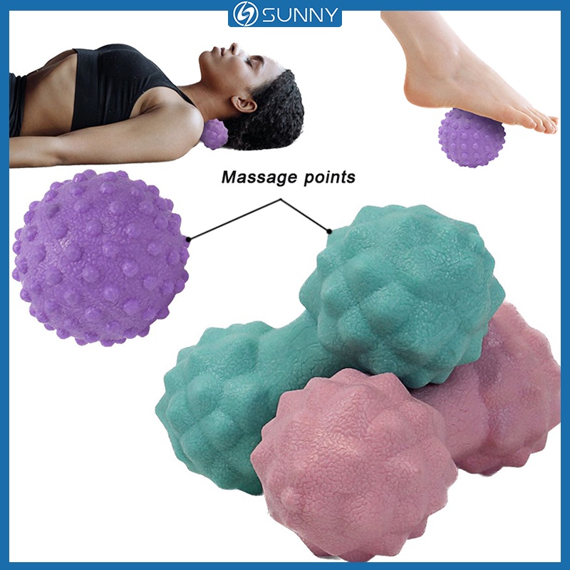 SunnyFit Peanut Spiky Massage Ball High Quality TPE Material Deep ...
