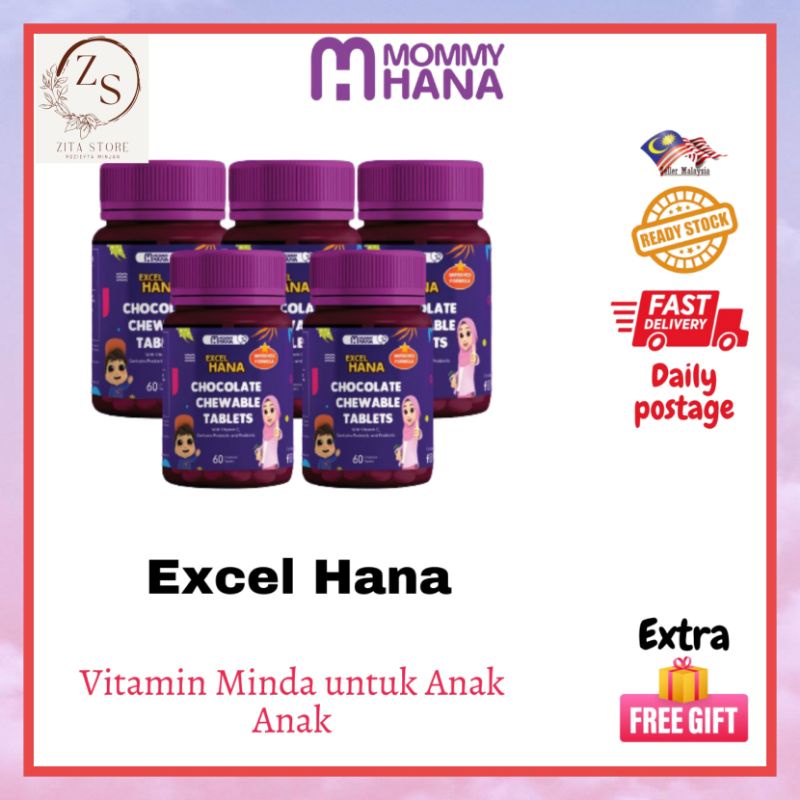 MOMMYHANA Excel Hana Vitamin Minda [Suppliment Terbaik Untuk Anak Anda ...