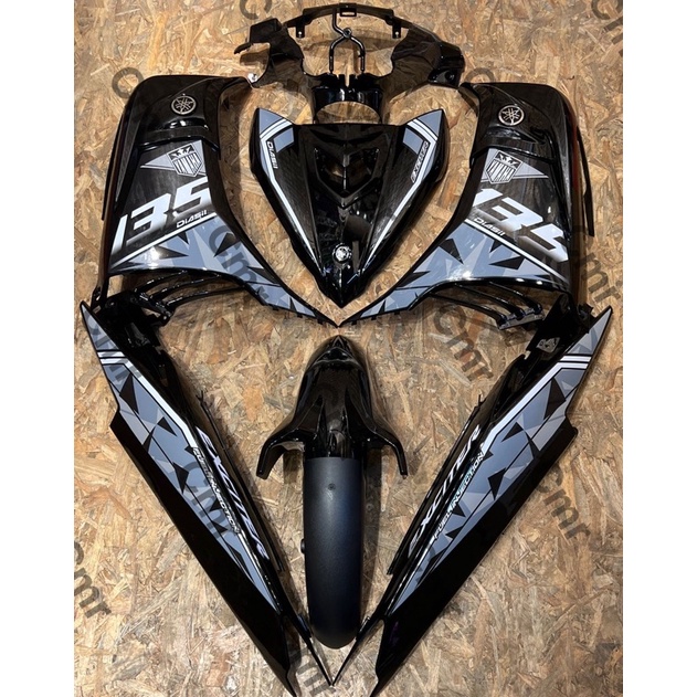 HLD Cover Set LC135 V2/V3/V4/V5/V6/V7 Exciter 2022 Yamaha Cover Black ...