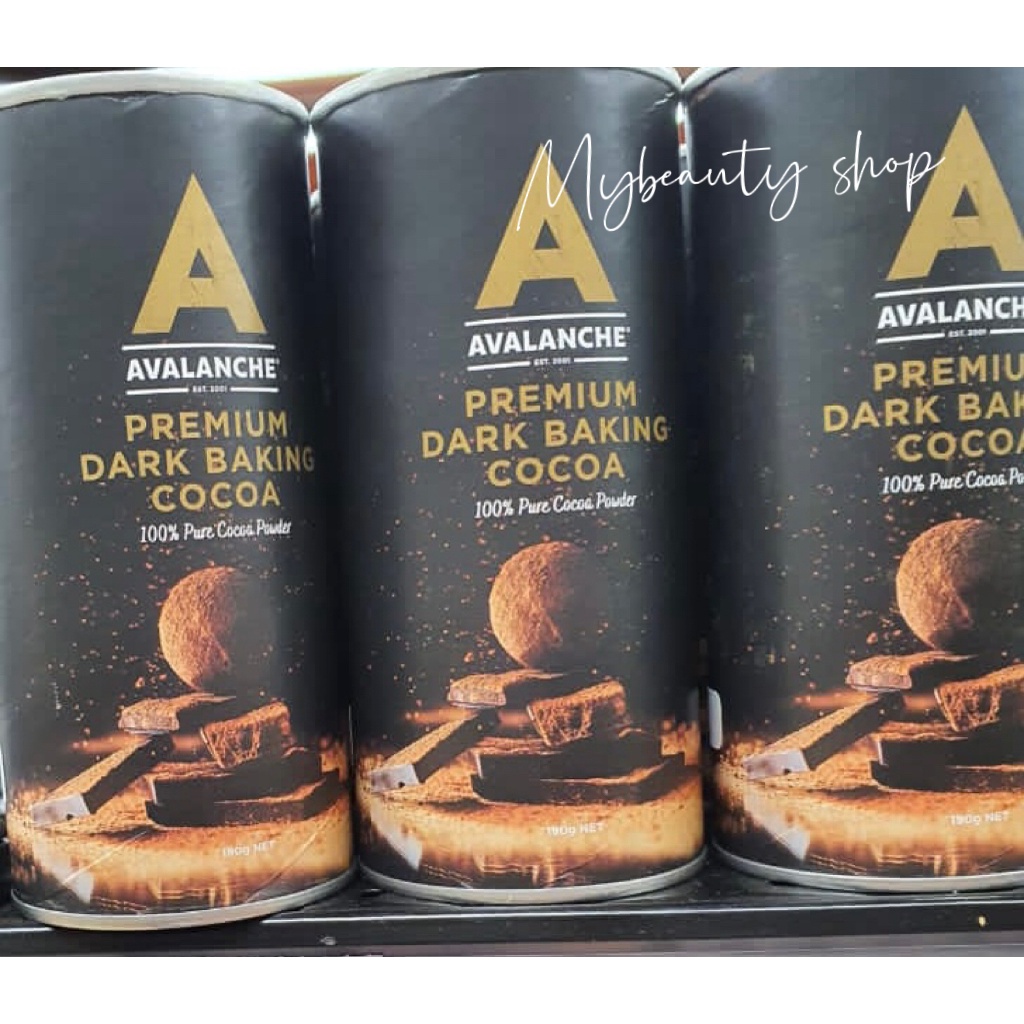 Avalanche Premium Dark Cocoa 100% Cocoa Powder 200g | Shopee Malaysia