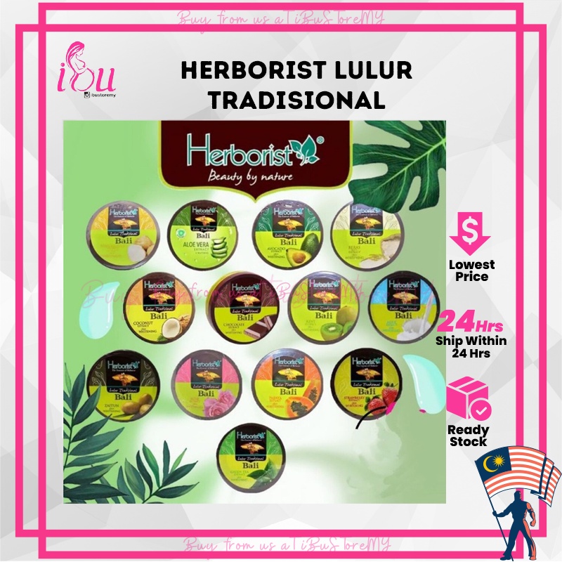 Herborist Lulur Tradisional Bali 100g Body Scrub Whitening Badan Deep ...