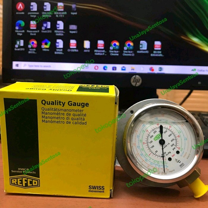 High PRESSURE GAUGE REFCO 500PSI | Shopee Malaysia