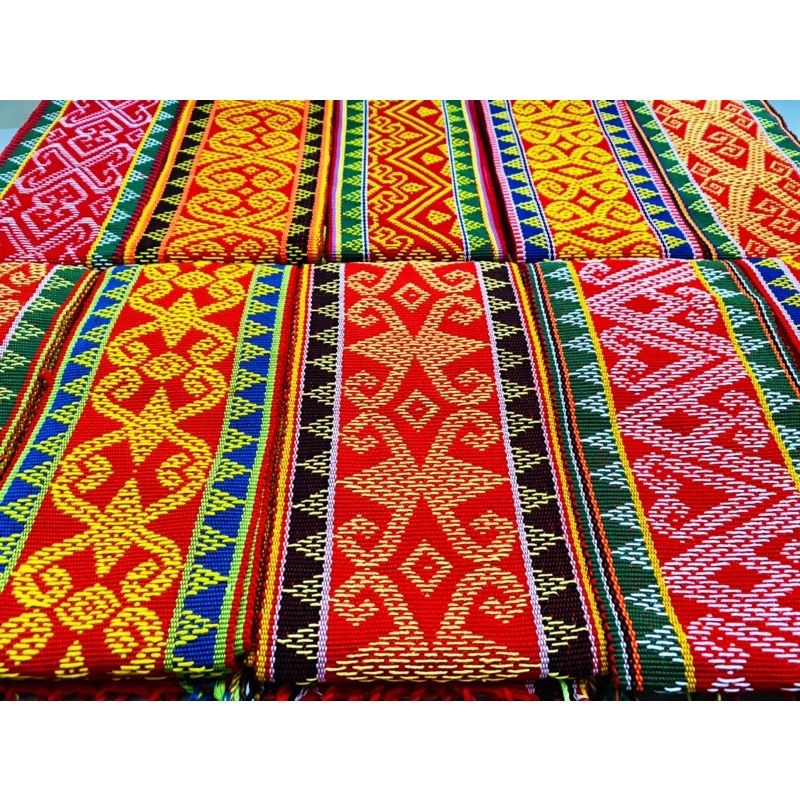 SELAMPAI PAJANG/Selampai Tenun Ngepan Iban 3 meter 14x330cm | Shopee ...