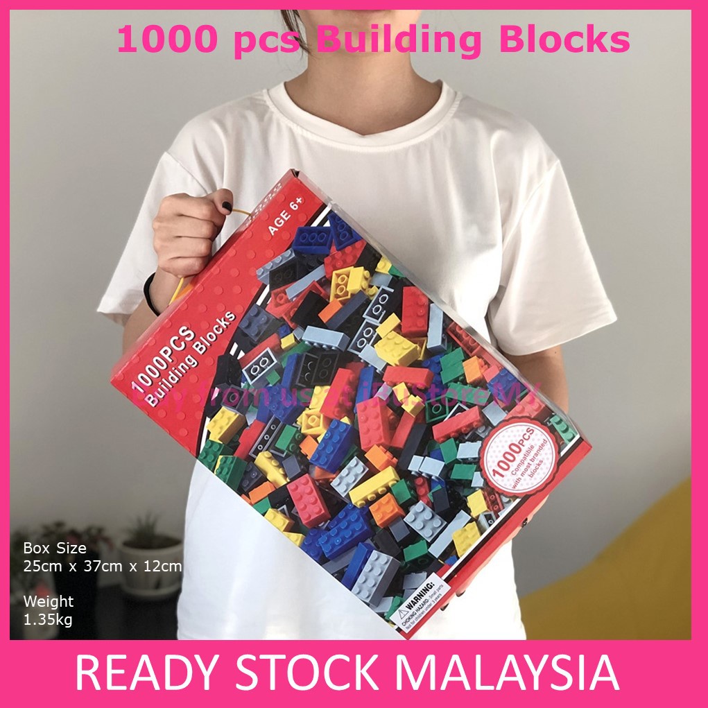 1000pcs Building Blocks Compatible Building Bricks Building Block Base ...