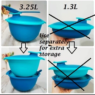*1.8L or 3.25L*Tupperware Microwaveable Warmie Tup Serving Server Level ...