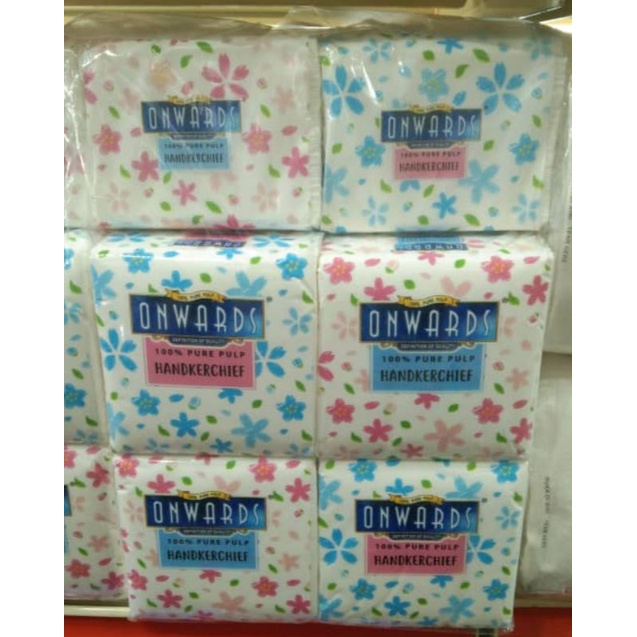 ONWARDS HANDKERCHIEF MINI TISSUE ( 10X150s ) | Shopee Malaysia