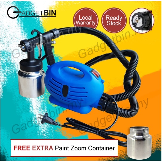 Dimam Paint Zoom Plus Electric Spray Gun Upgraded Copper Nozzle ...
