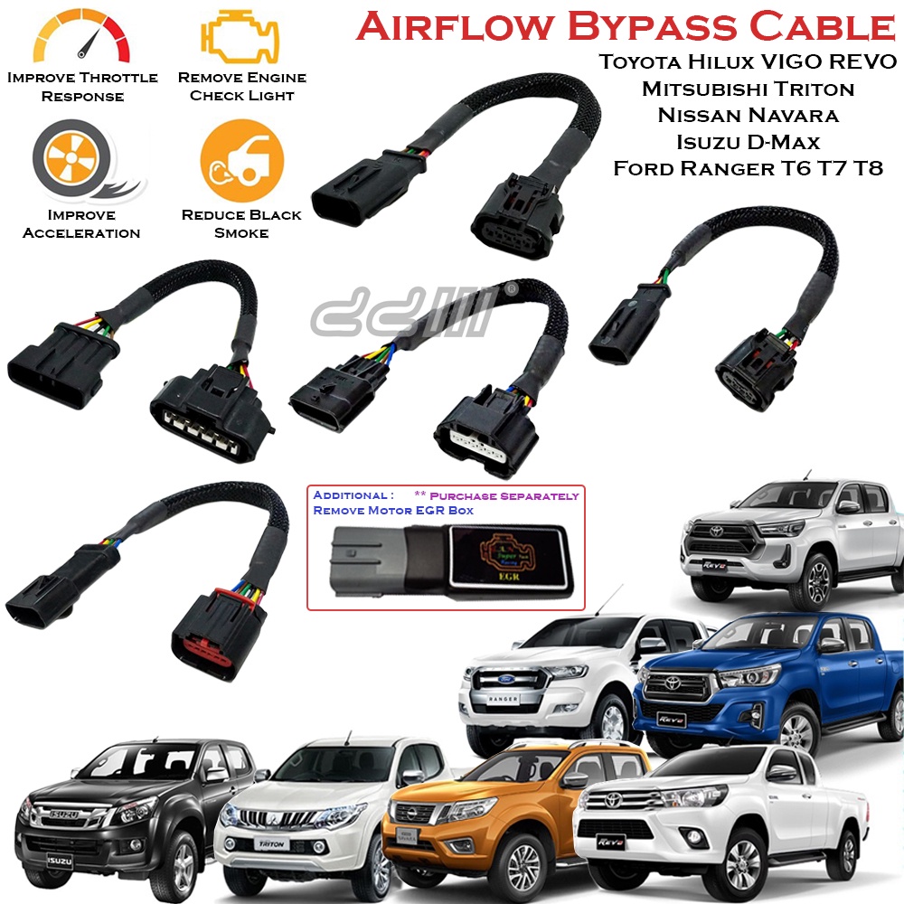 Mitsubishi Triton Toyota Hilux VIGO REVO Isuzu Dmax Air Flow Fouring ...