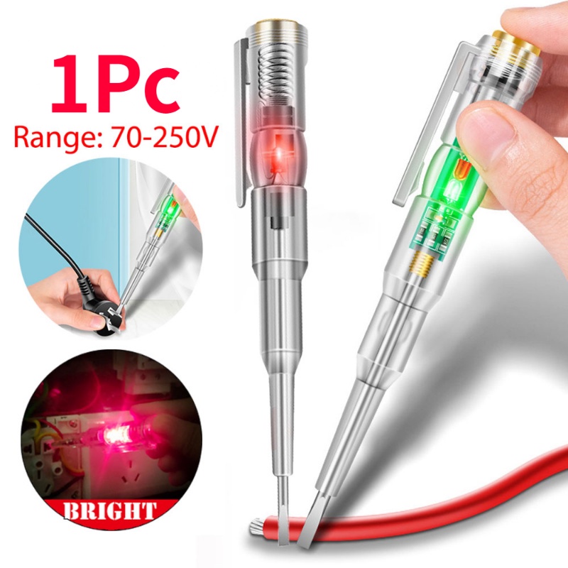 1Pc Car Dual Light LED Intelligent Voltage Tester Pen Induction Power ...