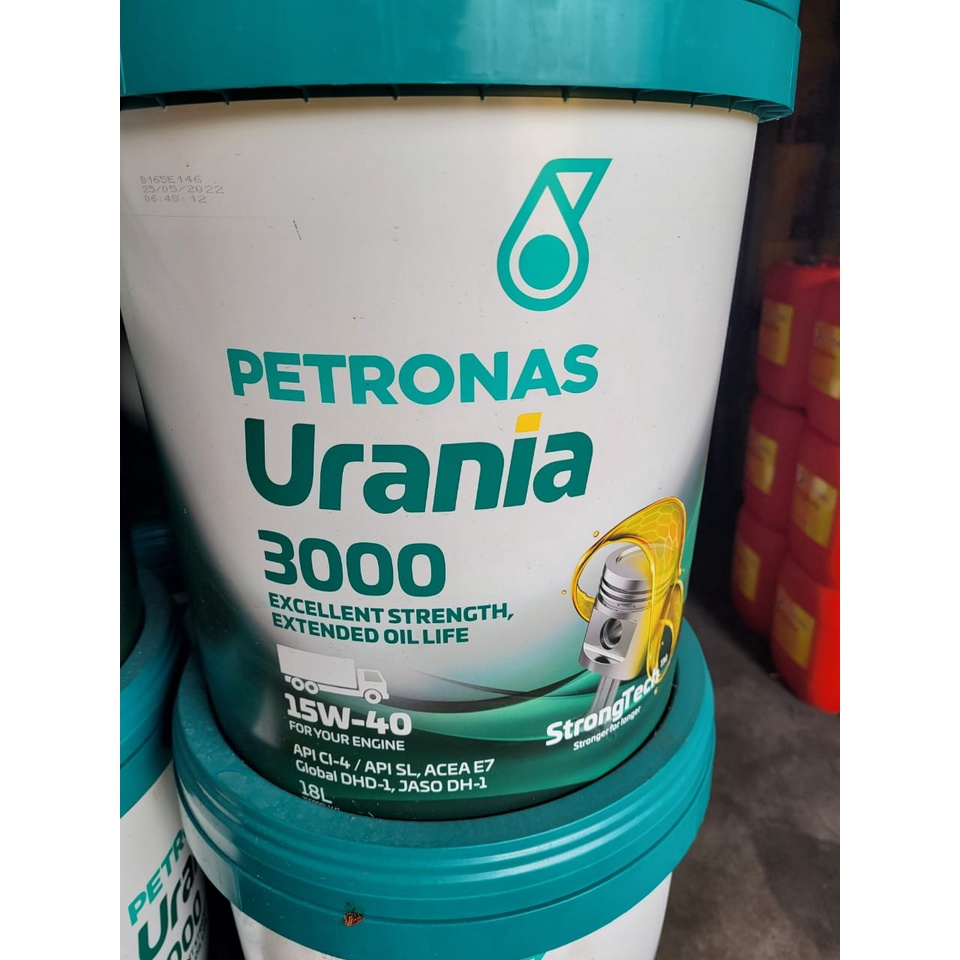 PETRONAS TURBO ENGINE 15W-40 URANIA 3000 DIESEL ENGINE OIL (NEW ...