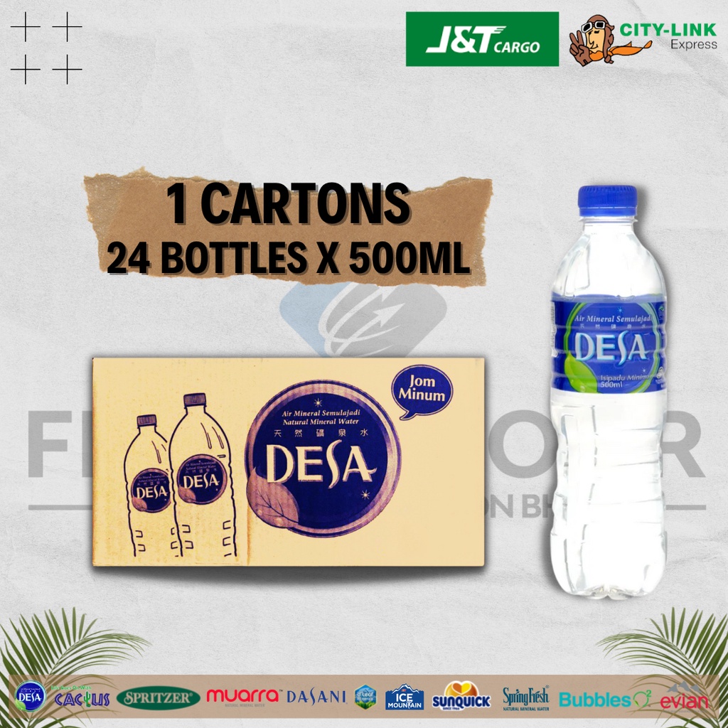 Desa Mineral Water 1 carton (24 x 500ml) with FAST COURIER SERVICE to ...