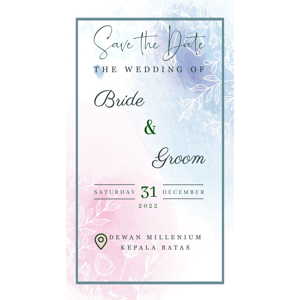 Wedding Card Digital Kad Kahwin Digital Video Jemputan Kahwin Digital ...