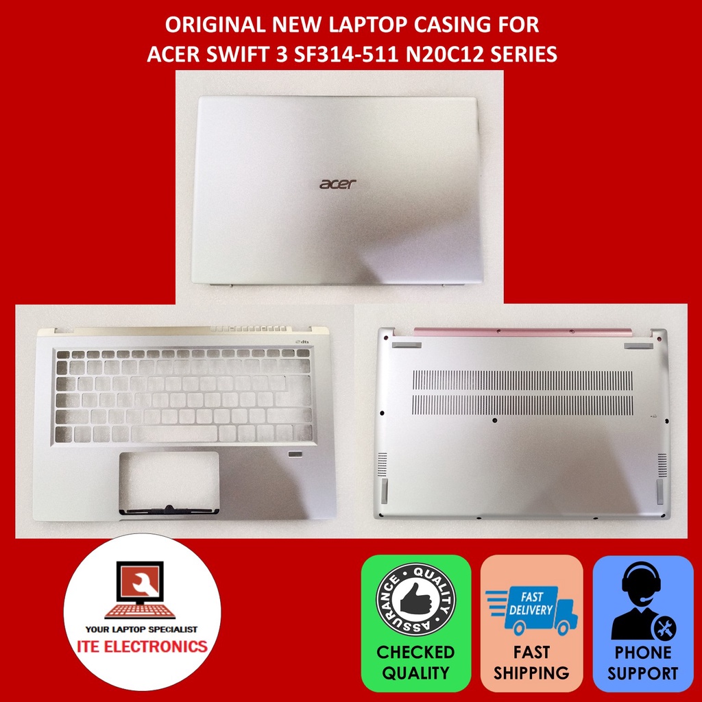 ORIGINAL NEW ACER SWIFT 3 SF314-511 N20C12 SERIES LCD FRONT CASING A ...