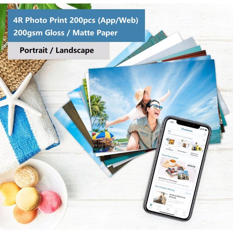 Photobook Malaysia - 4R Photo Print 200 pieces (App/Web) | Shopee Malaysia