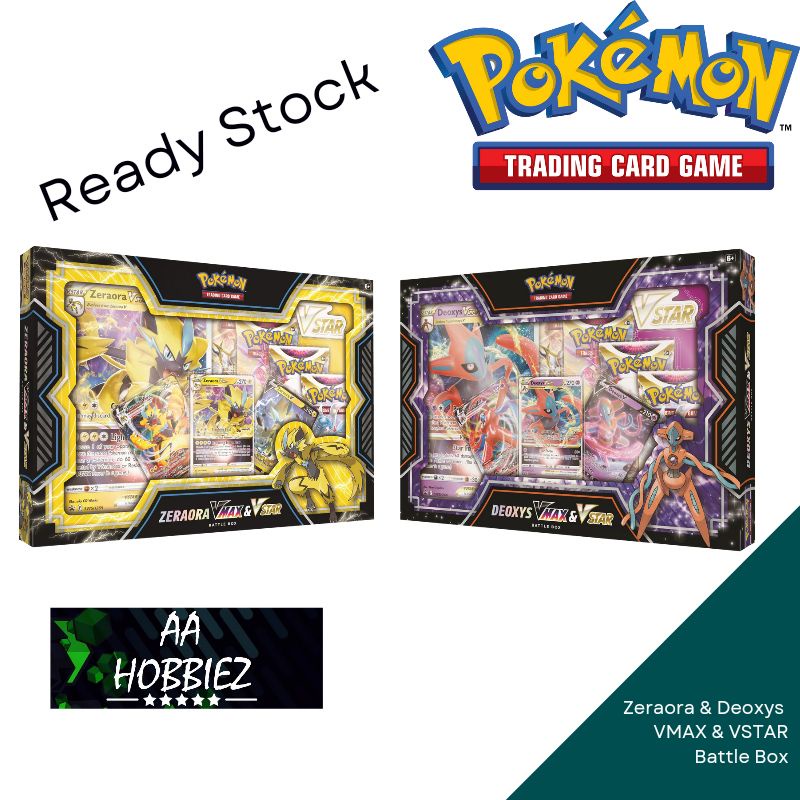 Pokemon TCG Deoxys Zeraora VMAX VSTAR Battle Box | Shopee Malaysia