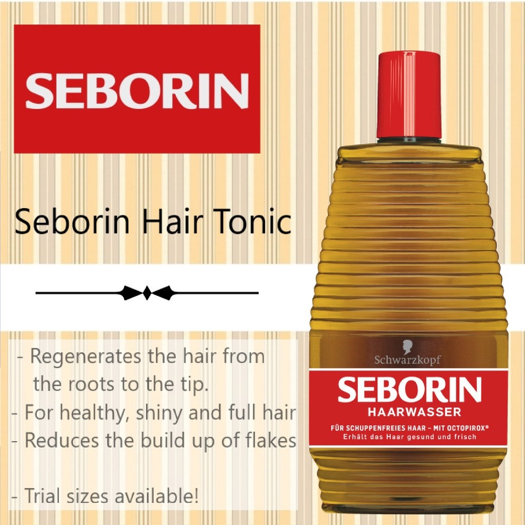 Schwarzkopf Seborin Anti dandruff Tonic (400ml) brown | Shopee Malaysia