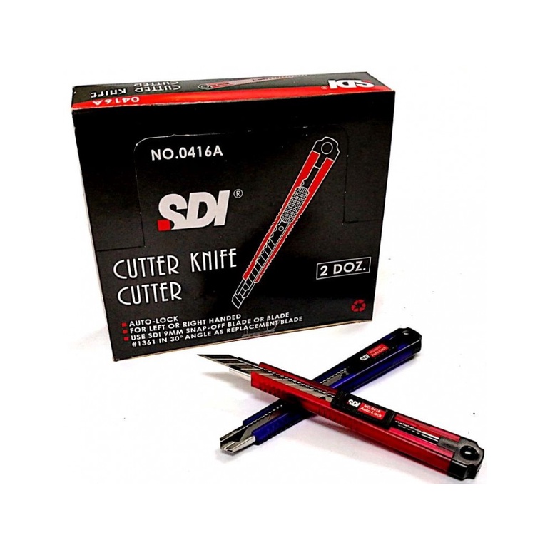 Sdi Steel Paper Cutter Knife Heavy Duty Auto Lock 0416a 1s Pcs