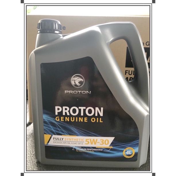 [SHELL FOR PROTON] PROTON ENGINE OIL 5W30 5W-30 FULLY SYNTHETIC (4 ...