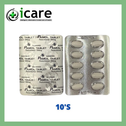 SUNWARD PAMOL PARACETAMOL 500MG / 650MG 10'S ( EXP DATE: 03/2025 ...