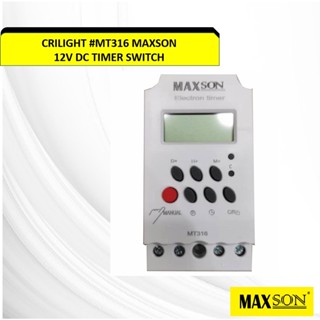 Crilight MAXSON DC Timer Switch 12V DC masa Setting Masa #MT316DC ...
