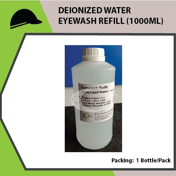 DEIONIZED WATER EYEWASH REFILL (1000ML) | Shopee Malaysia
