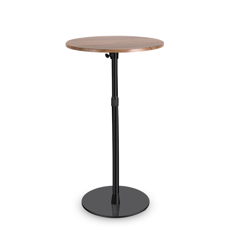 Height Adjustable Round Laptop Table Movable with Castors | Shopee Malaysia
